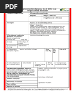 Non DG Declaration | PDF | Dangerous Goods | Safety