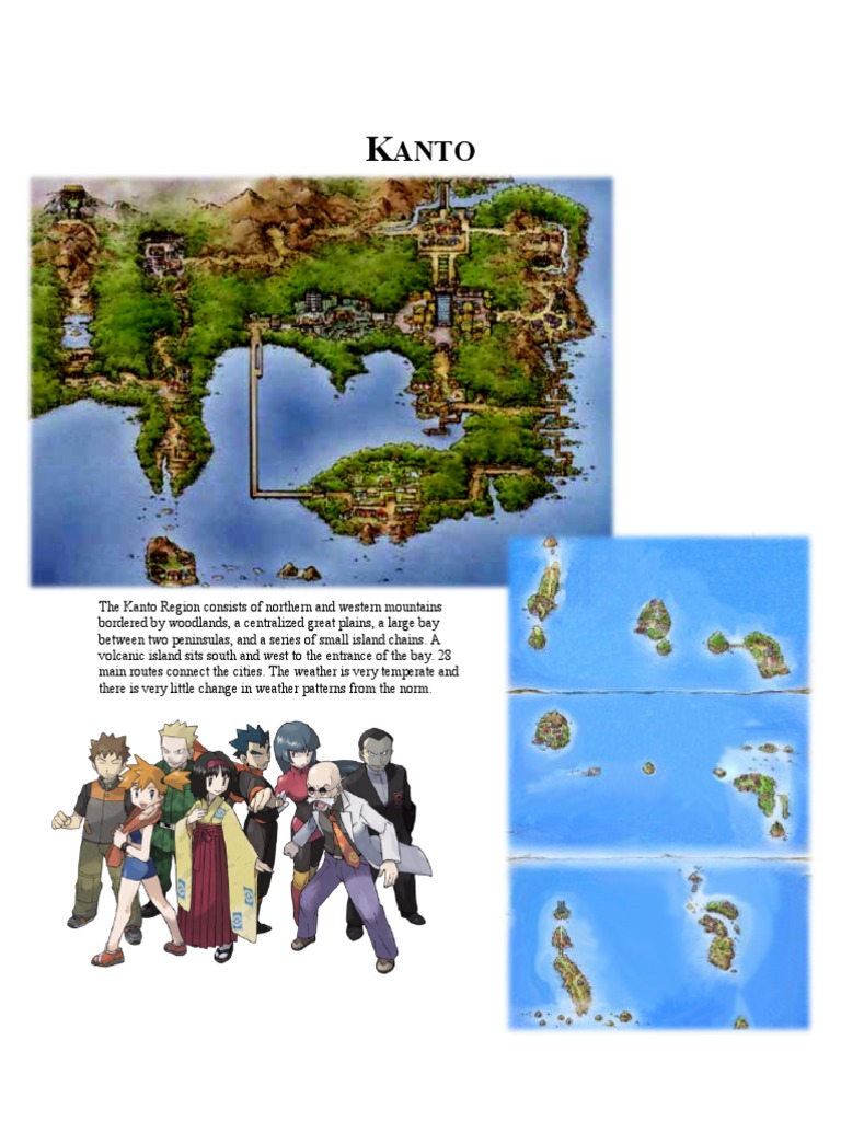 Kanto | PDF | Pokémon | Nintendo Franchises