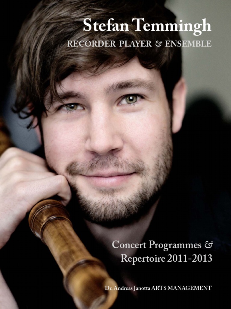 Stefan Temmingh Concert Brochure Eng | PDF | Concerto | Johann ...