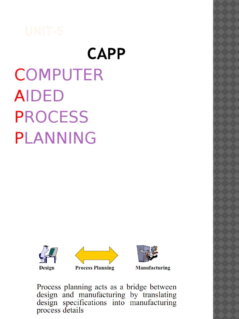 UNIT-5: Omputer Ided Rocess Lanning | PDF | System | Computer Program