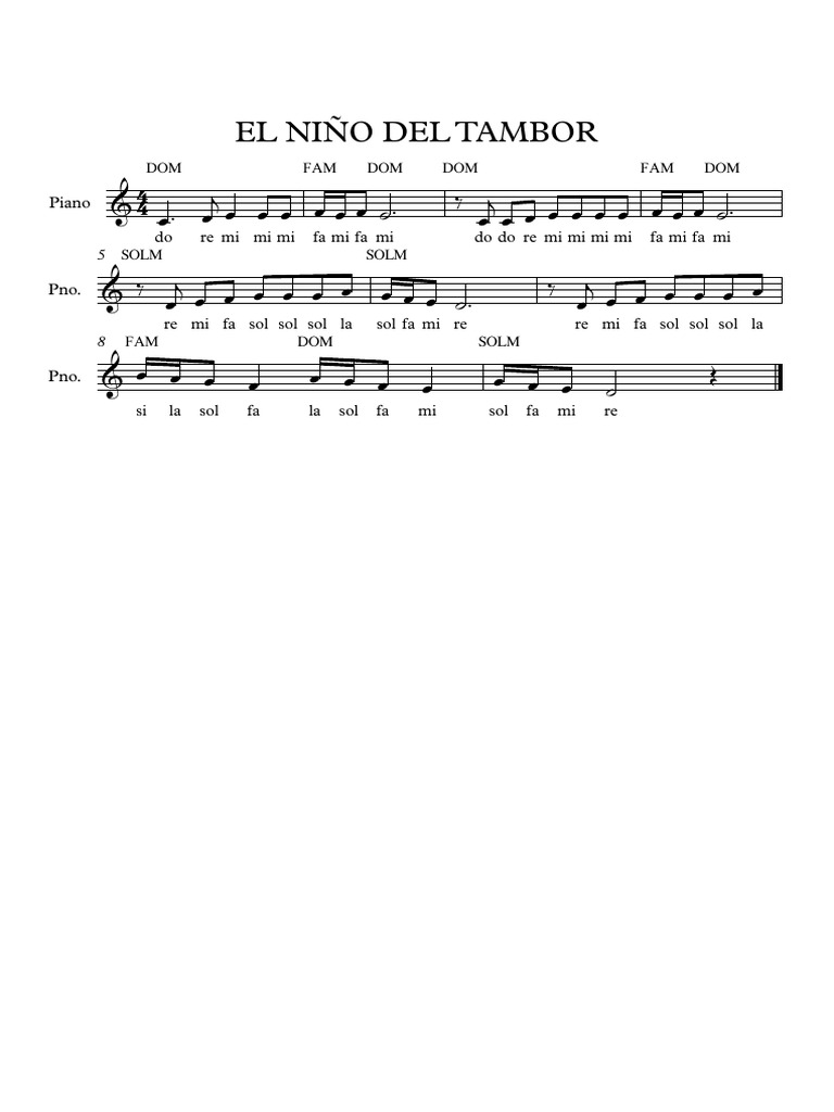El Niño Del Tambor | PDF