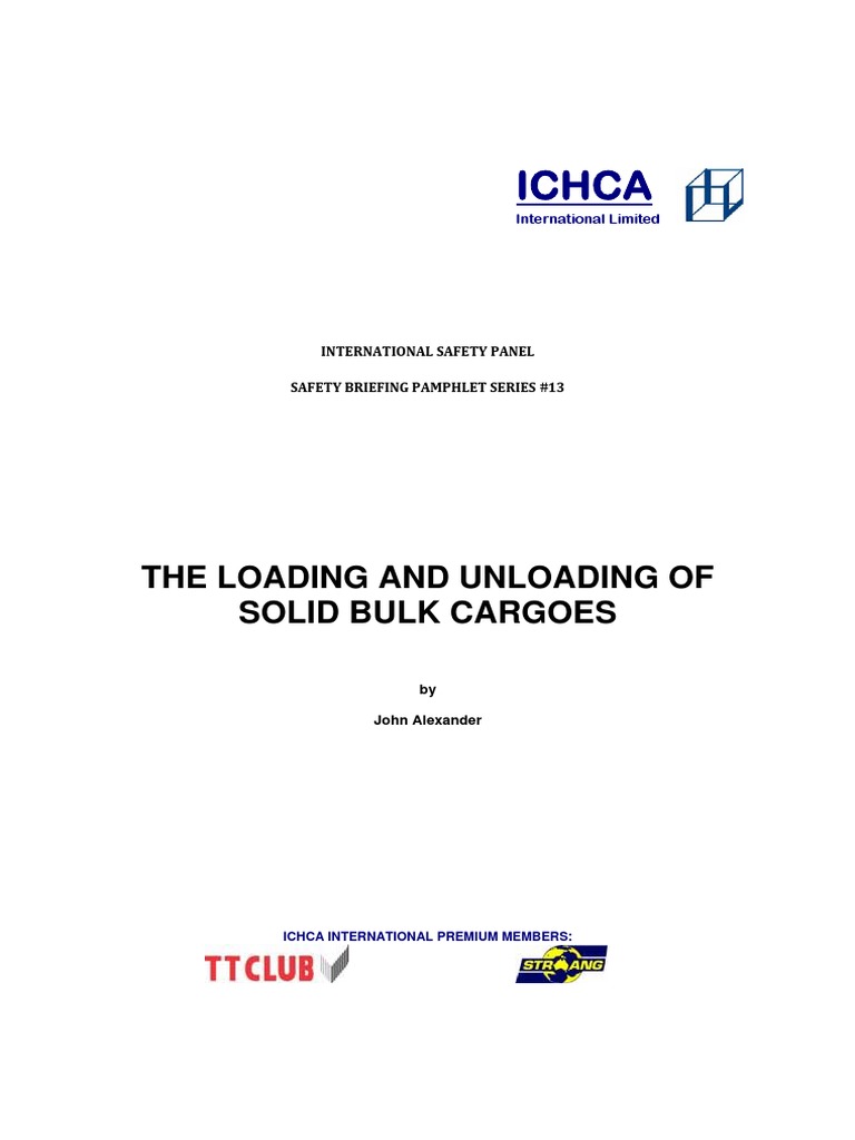 Loading and Unloading of Solid Bulk Cargoes 2010 | Ships | Cargo