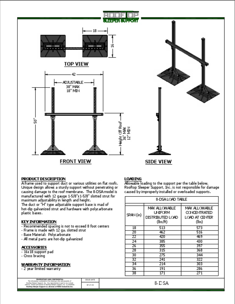 8-DSA Sleeper Rectangular Ducts | PDF