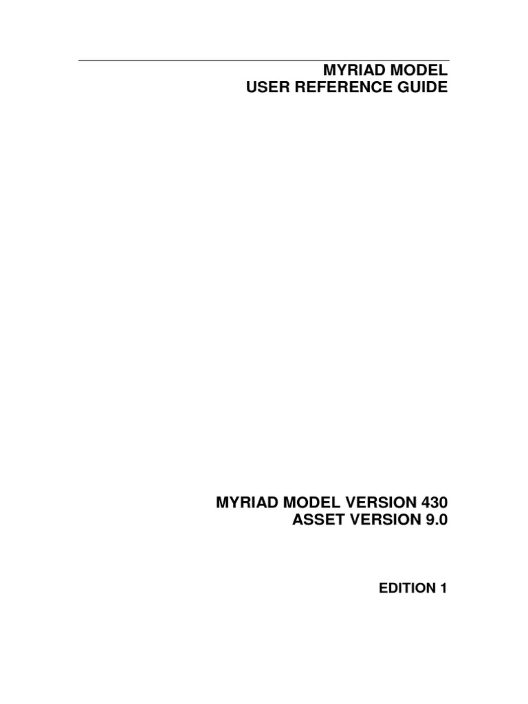 MYRIAD MODEL User Reference Guide | PDF | Diffraction | Radio Propagation
