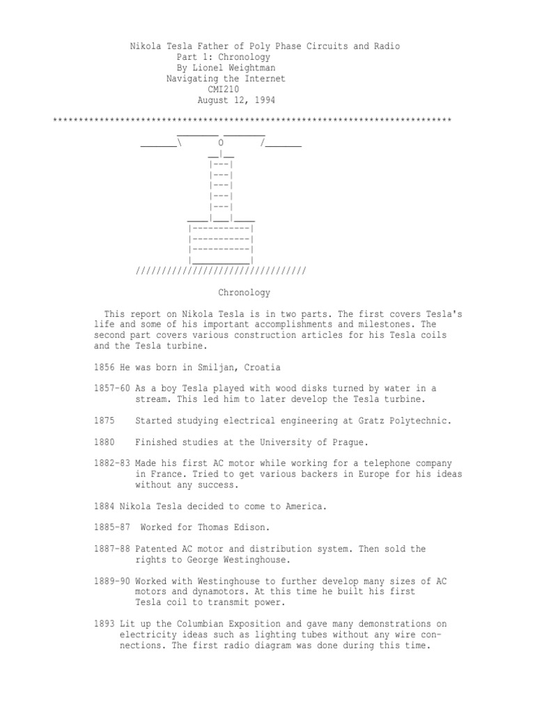 Tesla Bib | PDF | Nikola Tesla | Electronics