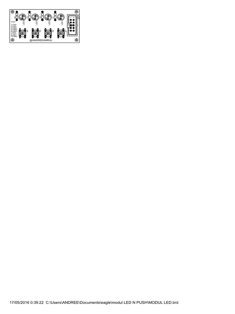 LED Module Circuit Design File | PDF
