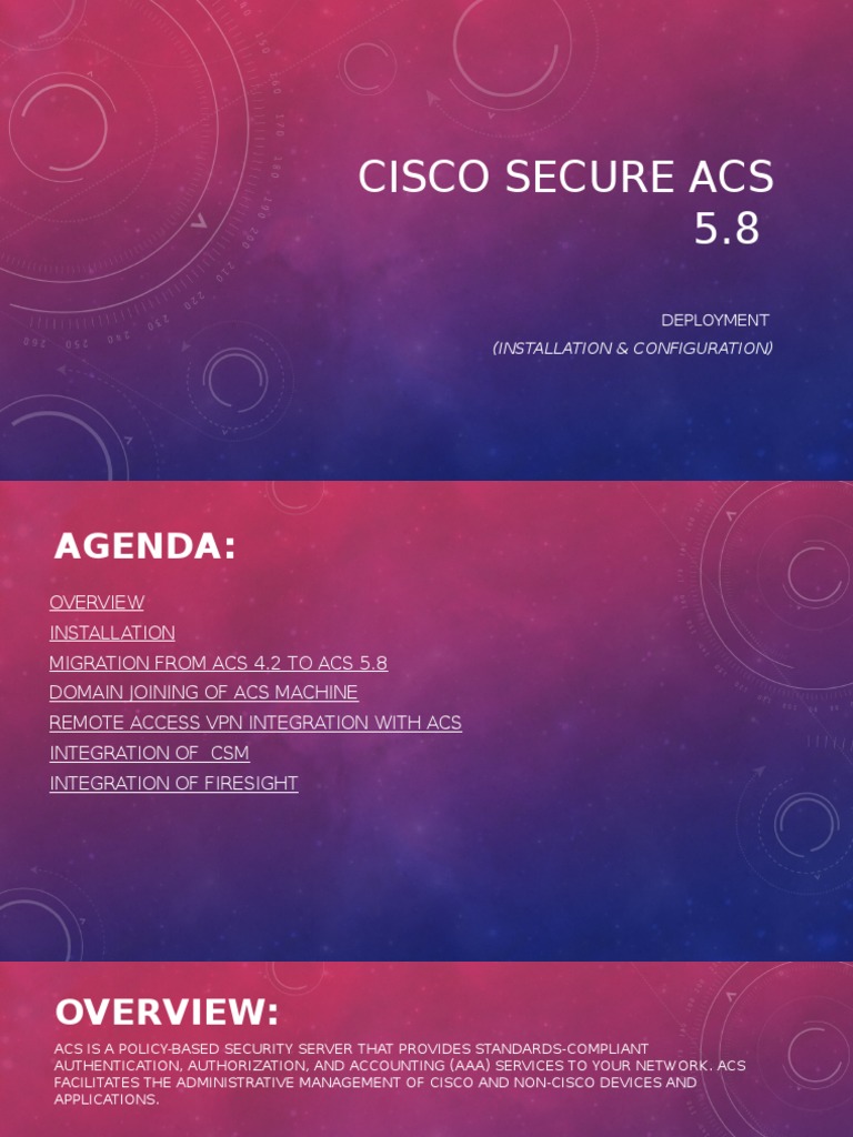 Cisco Secure ACS 5.8 | PDF | Digital Technology | Information ...