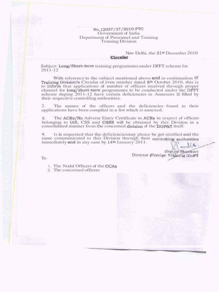 IAS Officers DeficiencyList | PDF | Government Agencies | Government ...