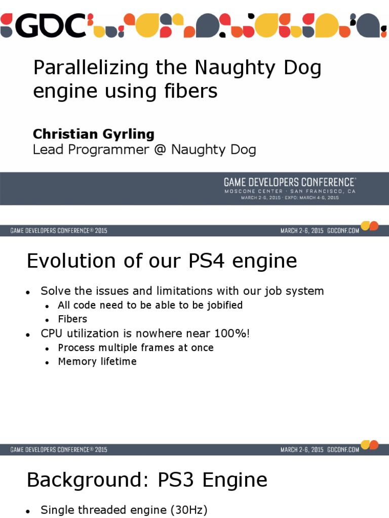 Parallelizing The Naughty Dog Engine Using Fibers | PDF | Thread ...