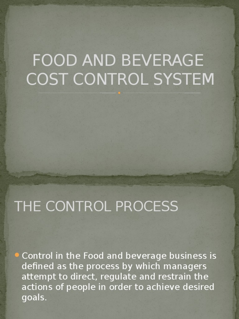 Food and Beverage | Cost Accounting | Inventory | Free 30-day Trial ...