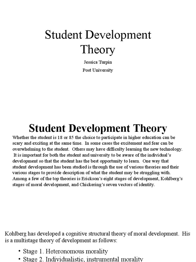 Understanding Student Development | PDF | Morality | Social Psychology