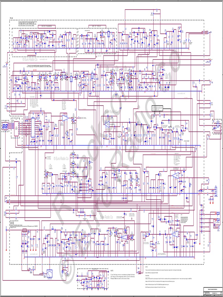 Cobra 148gtl SCH Redraw | PDF | Radio Technology | Electronic Circuits