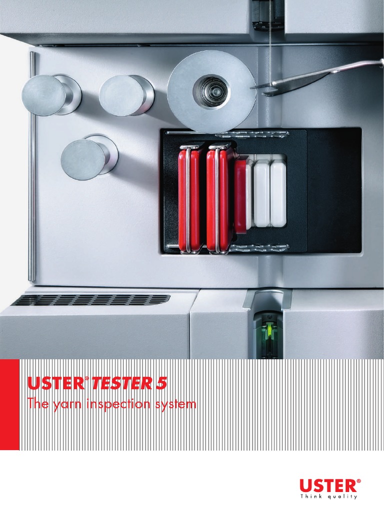 Uster Tester 5 | Yarn | Spinning (Textiles)
