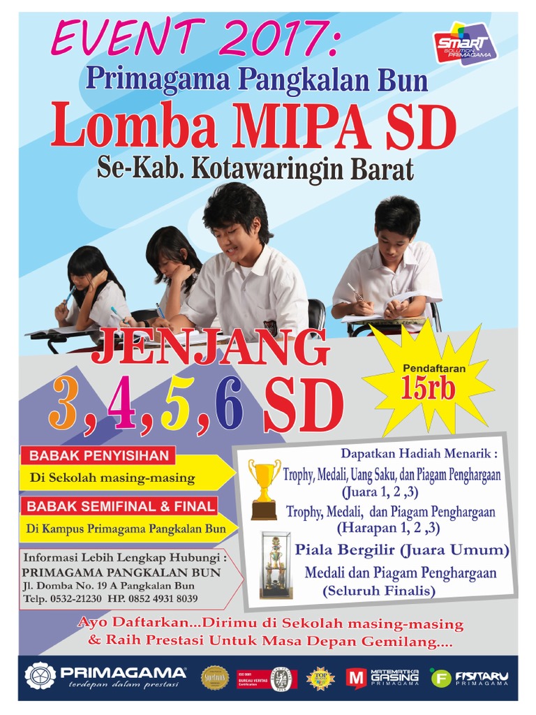 Brosur Lomba Mipa 1 Lembar | PDF