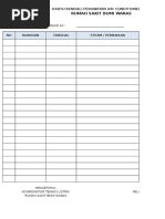 Checklist Pemeliharaan AC Bulanan | PDF