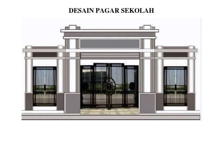 Desain Pagar Sekolah | PDF