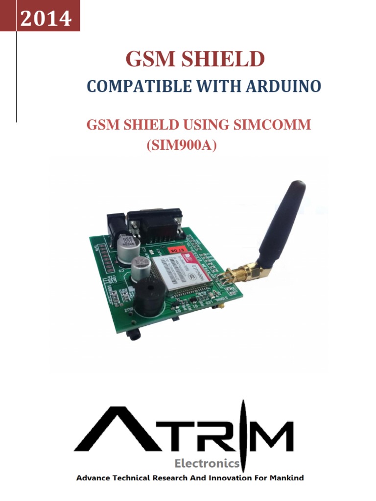 GSM Shield Sim900a PDF | PDF | General Packet Radio Service | Gsm