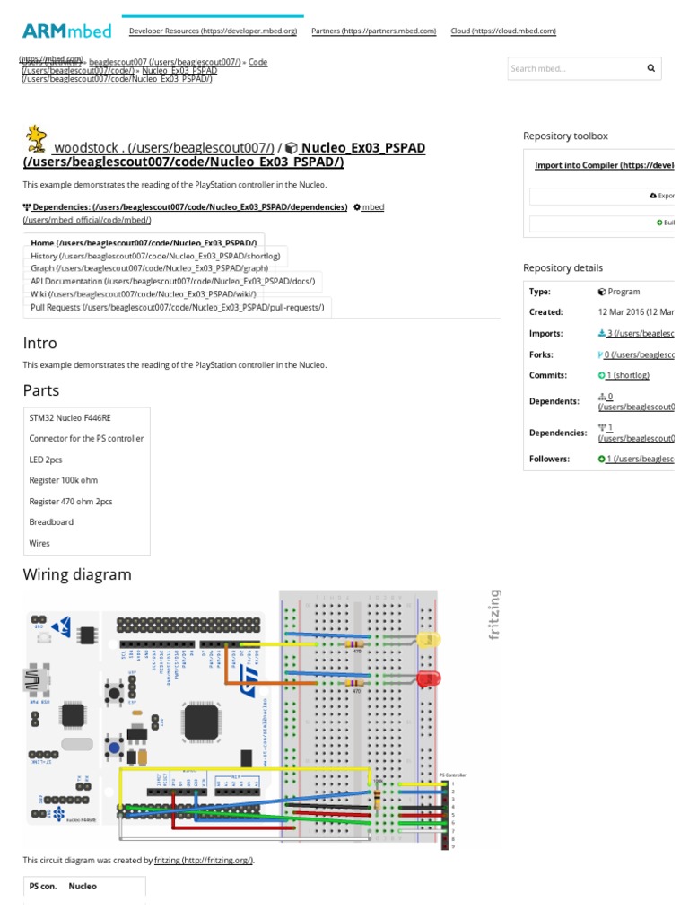 Nucleo - Ex03 - PSPAD - A Mercurial Repository - Mbed | PDF
