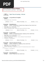 Japan 7-Day Visa Itinerary Sample | PDF