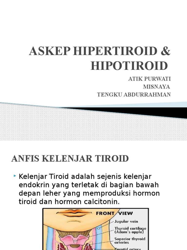 Askep Hipertiroid & Hipotiroid | PDF