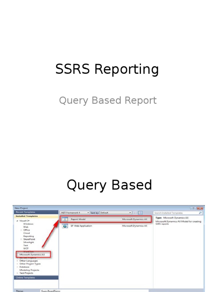 SSRS - Query Based | PDF
