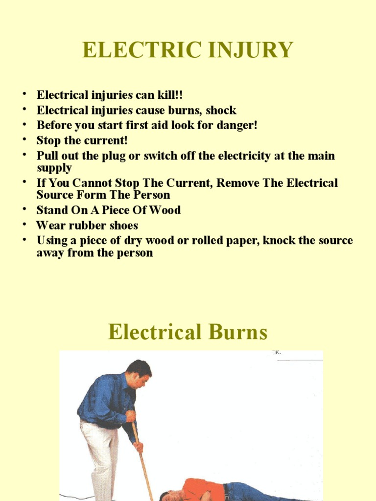 Electric Injury: Supply Source Form The Person | PDF