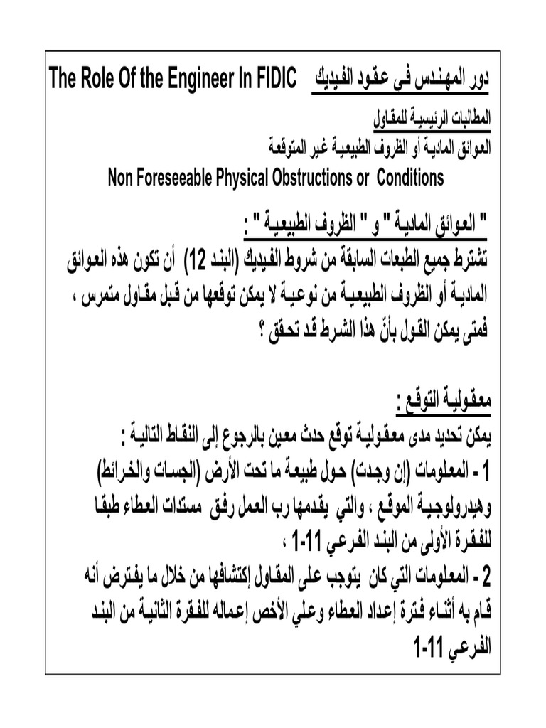 5-Role of The Engineer Ion Fidic | PDF | Business