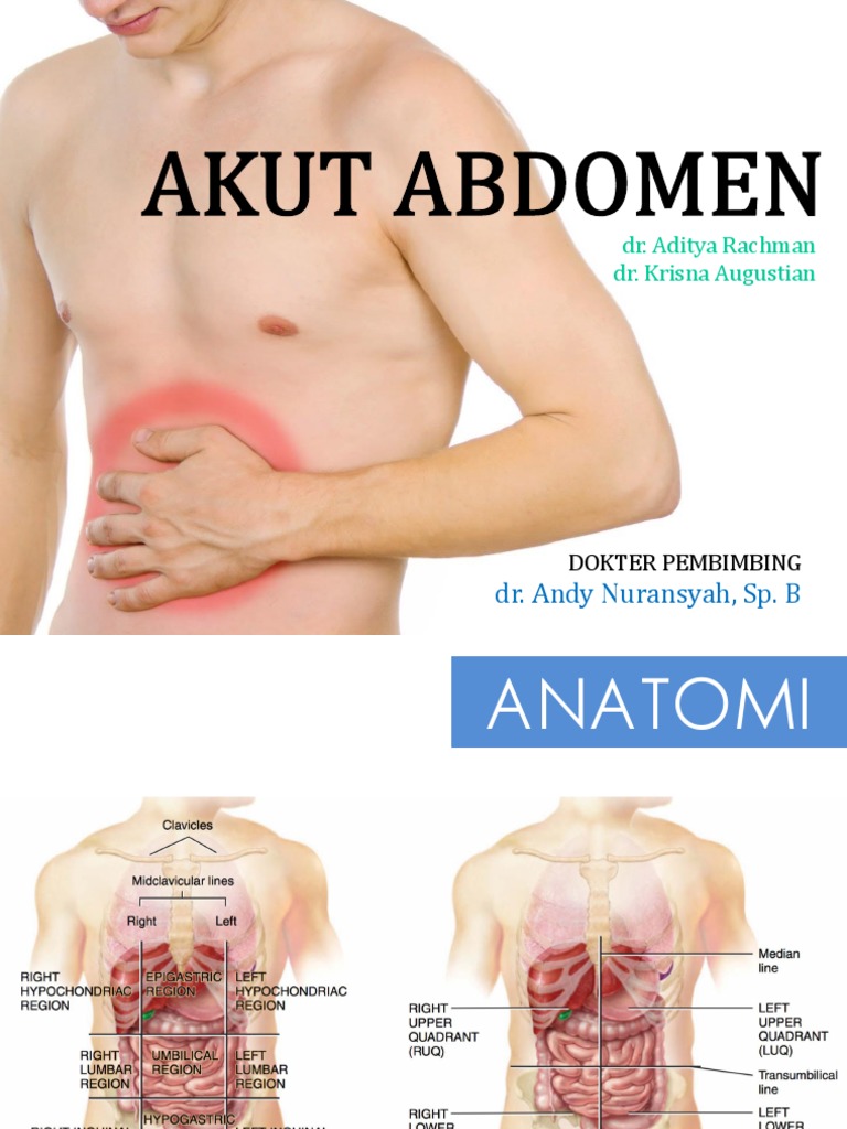 Akut Abdomen Presentasi | PDF | Pengembangan Diri | Kesehatan Holistik