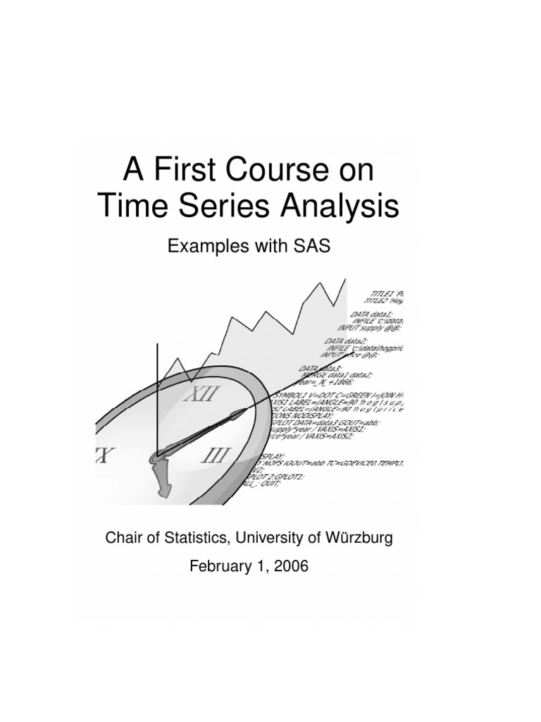 Time Series Analysis Book | PDF