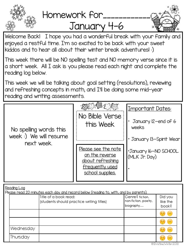 Homework January | PDF