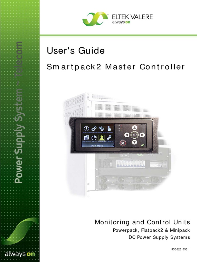 Smartpack II UM | PDF | Menu (Computing) | Rectifier