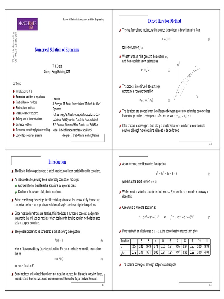 Direct Iteration Method for Numerical Solution of Nonlinear Equations ...