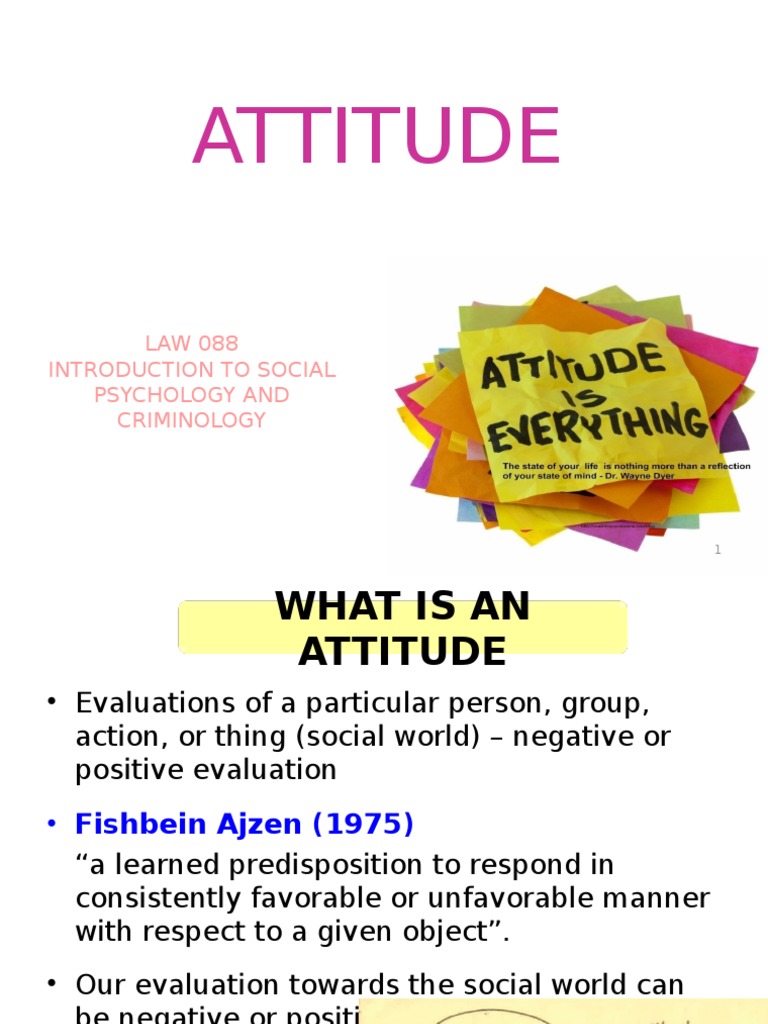 Attitude - Ethics | PDF | Attitude (Psychology) | Persuasion