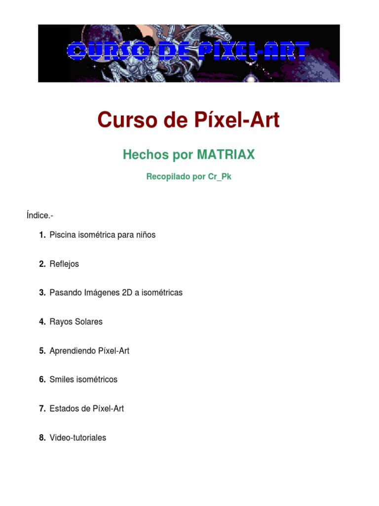 Curso de Pixel-Art | PDF | Color | Dibujo