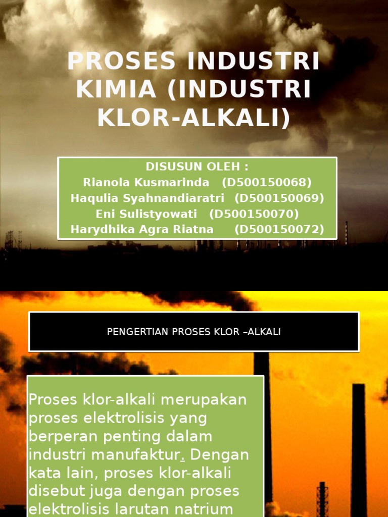 Pik Industri Klor Alkali | PDF | Sains & Matematika