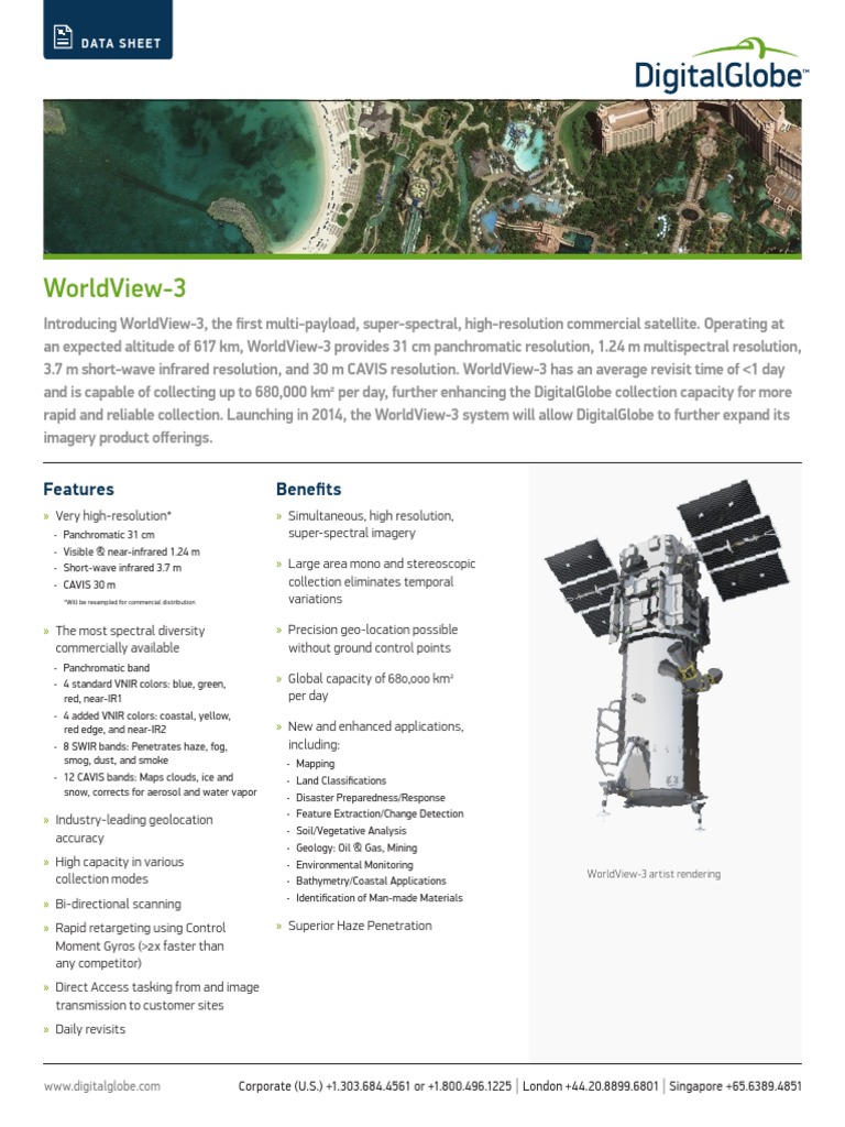 Worldview 3 | PDF | Outer Space | Spaceflight