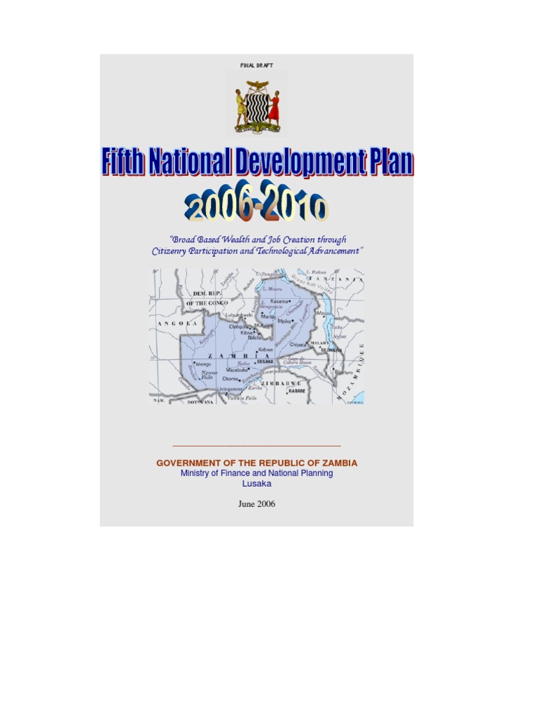 Fifth National Development Plan | PDF | Macroeconomics | Poverty