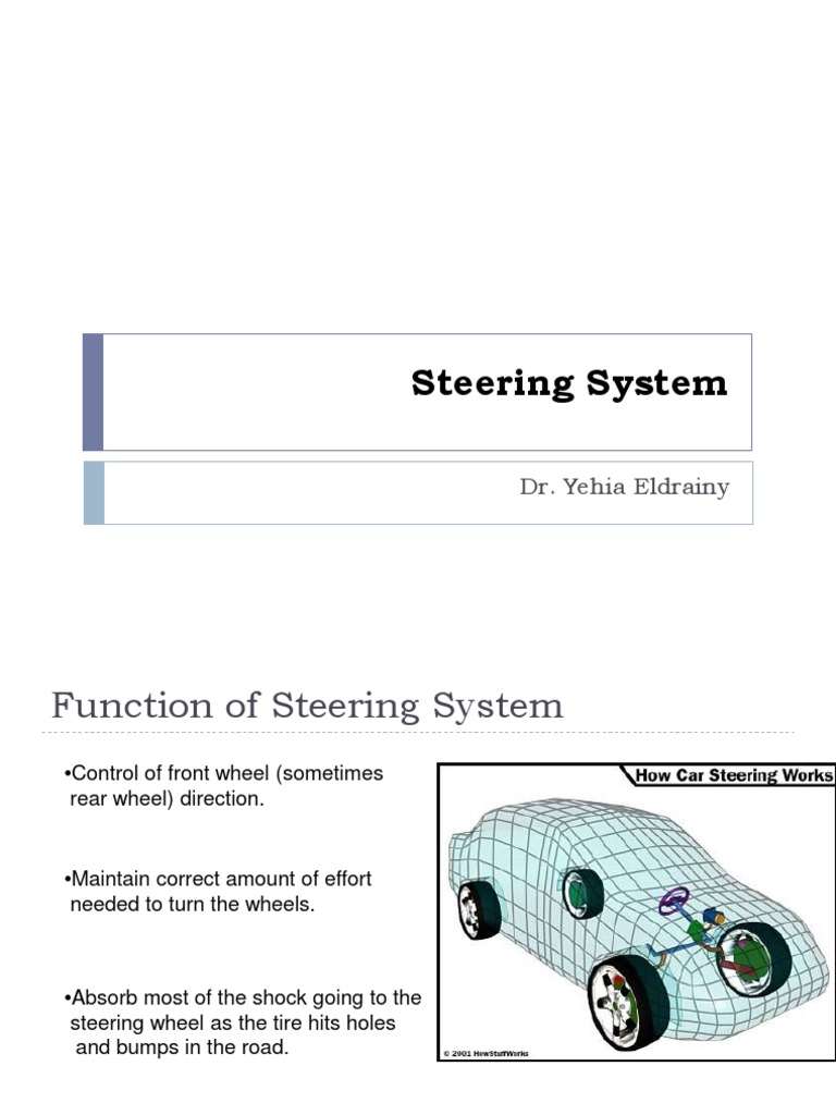 Steering System | PDF