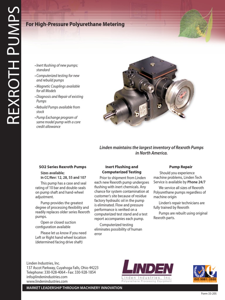 Rexroth Pumps | PDF