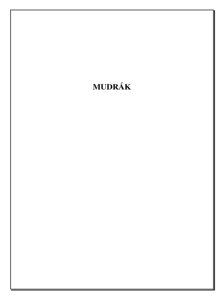 Mudrak PDF | PDF