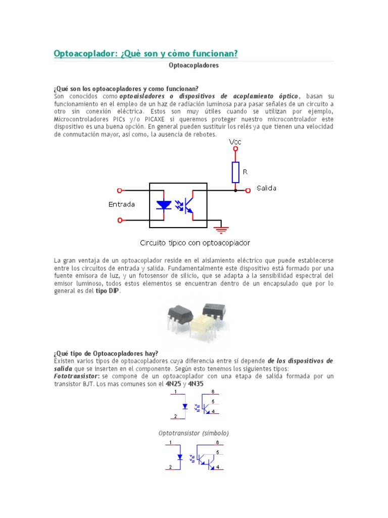 Optoacoplador | PDF