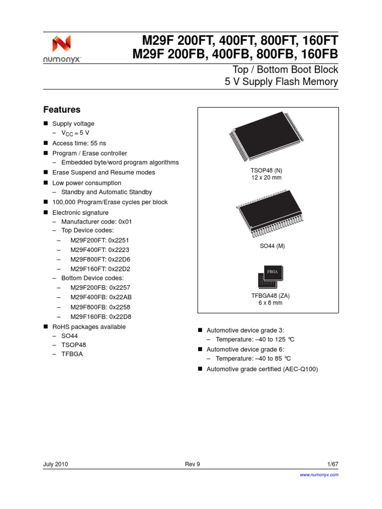 29F200 | PDF | Flash Memory | Input/Output