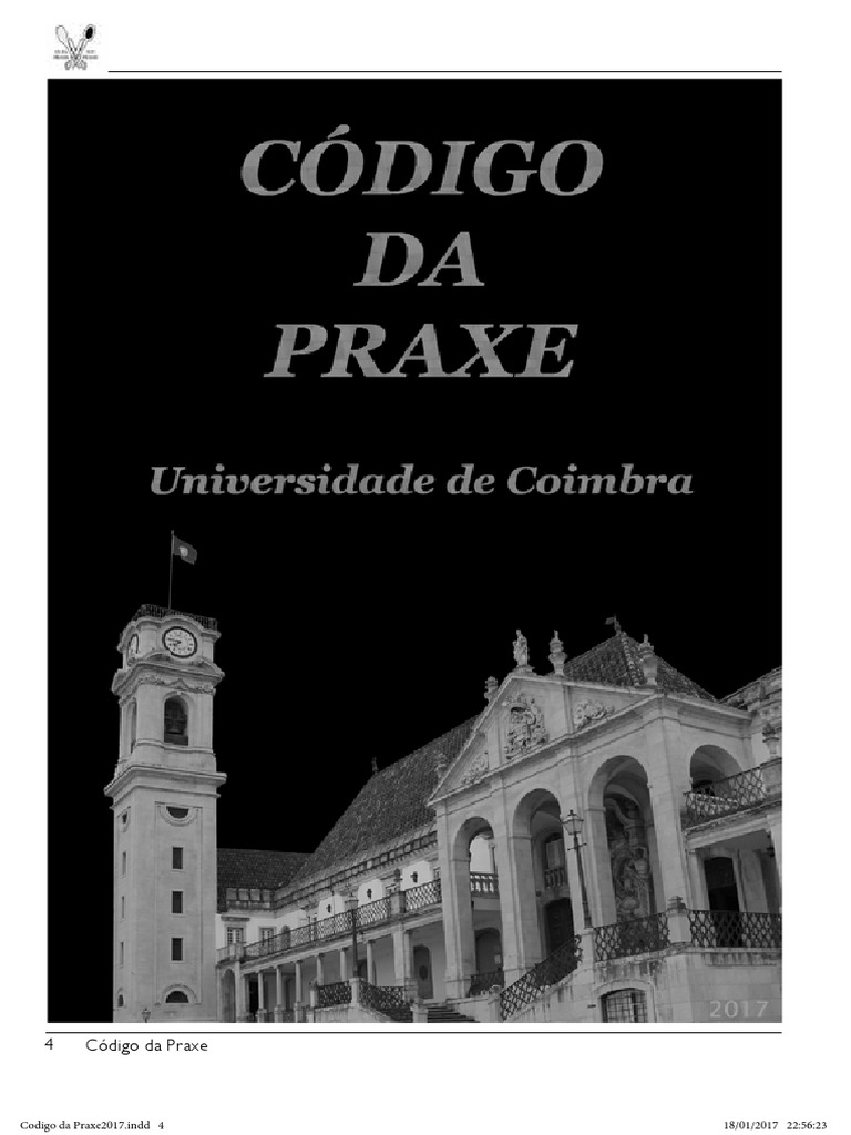 Codigo Da Praxe Universidade de Coimbra | PDF | Universidade | Conselho ...