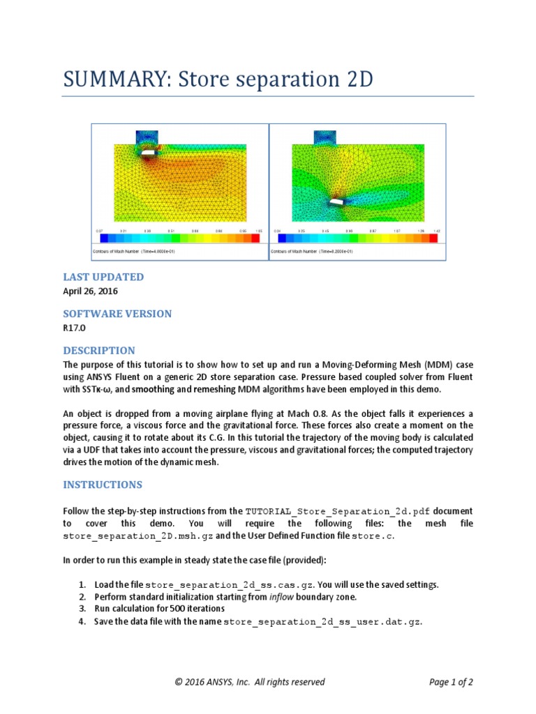 README Store Separation 2d PDF | PDF | Computational Fluid Dynamics ...