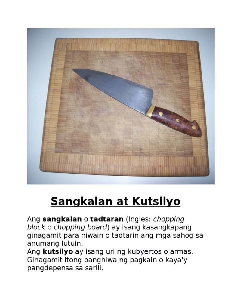 Sangkalan at Kutsilyo | PDF