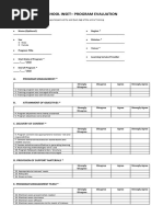 QAME Evaluation Forms for DepEd Sessions | PDF | Learning | Program ...