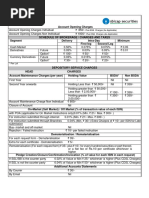 CDSL Charges and Fee Structure Guide | PDF | Debits And Credits ...