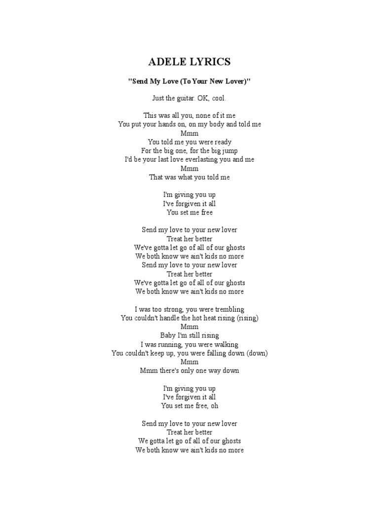 Adele Lyrics