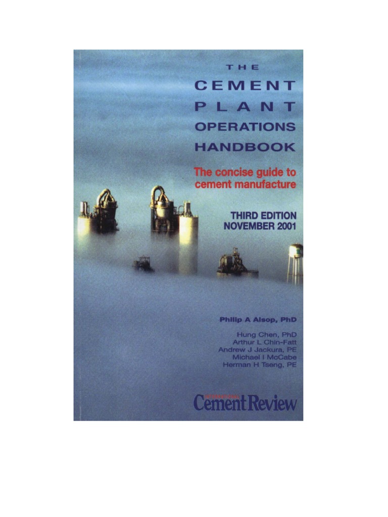 Cement Plant Operation Handbook | PDF | Mill (Grinding) | Cement