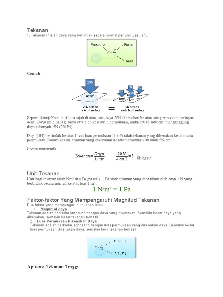 Tekanan | PDF | Metode & Bahan Ajar | Seni